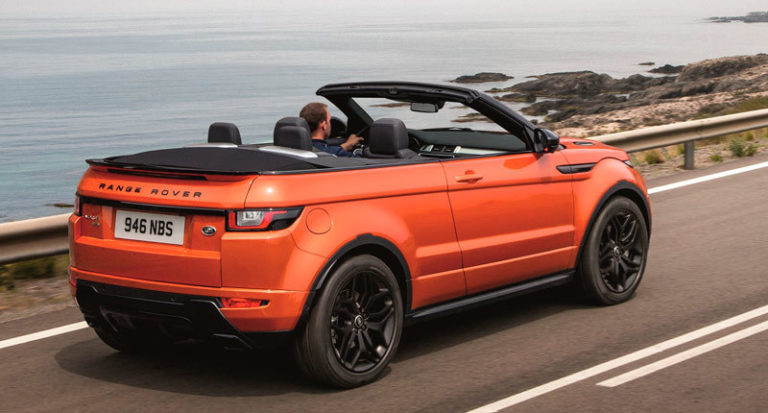 Range Rover Evoque Convertible, el primer SUV descapotable que sale al ...